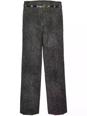 Prada Cotton Gabardine Trousers - Grey
