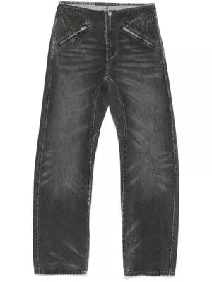 Alexander Wang Embellished Moto Jeans