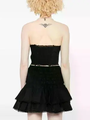 Charo Ruiz Ibiza Matis Bustier Top With Scalloped Edge