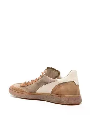 Moma Panelled Suede Sneakers - Neutrals
