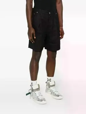 Off-White 90s Logo Linen Shorts