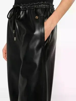 Stella McCartney Faux Leather Tapered Trousers