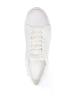 Calvin Klein Debossed Leather Sneakers