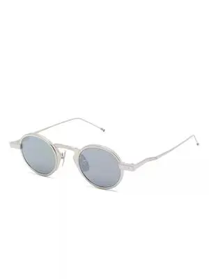 Thom Browne Round Frame Sunglasses - Silver