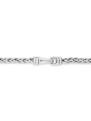 David Yurman Sterling 2.5mm Wheat Chain Necklace