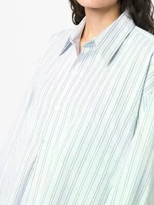 Our Legacy Oversized Striped Cotton Shirt