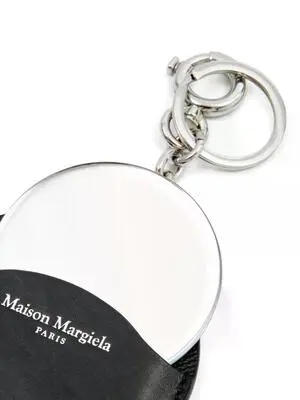 MAISON MARGIELA Four Stitches Leather Keyfob Holder - Black