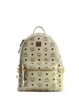 Mcm Stark Side Studs Backpack - Neutrals