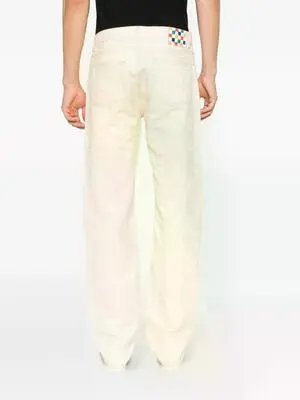 Casablanca Monogram-jacquard Straight-leg Jeans