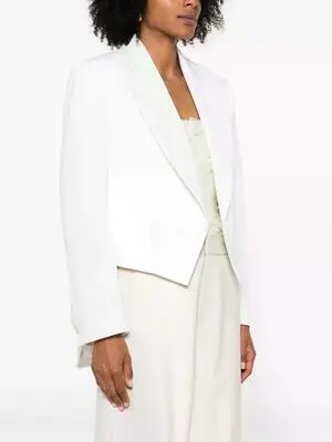 Stella McCartney Cropped Peak Lapel Blazer