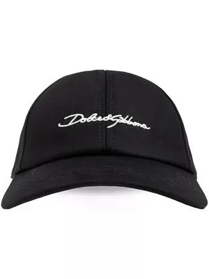 Dolce & Gabbana Logo-embroidered Baseball Cap - Black
