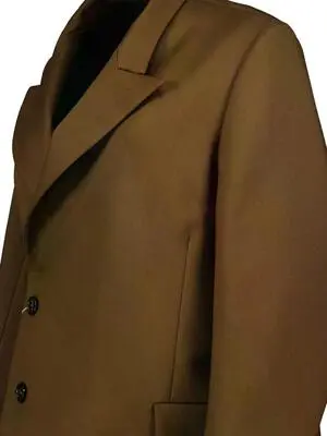 MAISON MARGIELA Notched Lapel Blazer With Off-centre Button Fastening