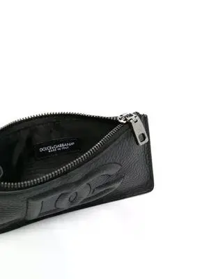 Dolce & Gabbana Logo-embossed Card Holder - Black