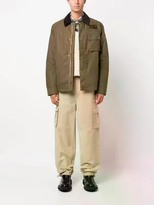 BARBOUR INTERNATIONAL Logo-patch Cotton Shirt Jacket