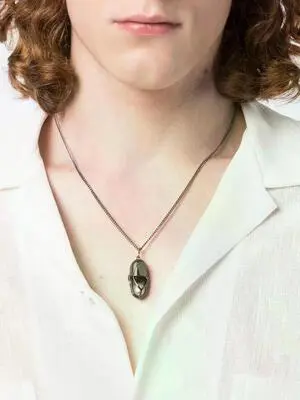 CAPSULE ELEVEN Capsule Pearl Pendant Necklace - Silver