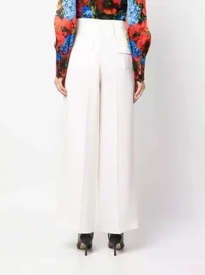 Alberto Biani High-waisted Wide-leg Tailored Trousers