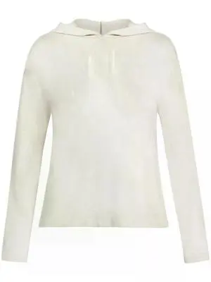 Vince Knitted Hoodie - Neutrals