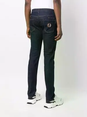 Philipp Plein Iconic Plein Super-straight Cut Jeans
