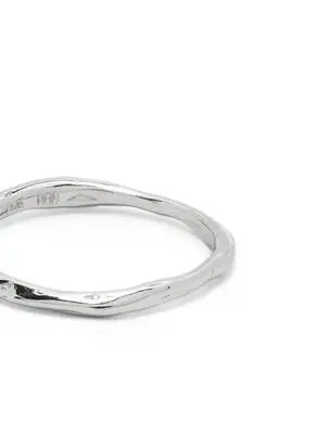 WOUTERS & HENDRIX 18kt White Gold Organic Ring - Silver