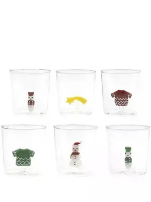 CU I SEEYOU Christmas 3d-detailing Glasses - Neutrals
