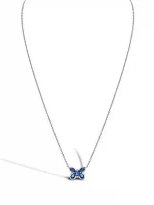 PRAGNELL 18kt White Gold Sapphire Butterfly Earrings