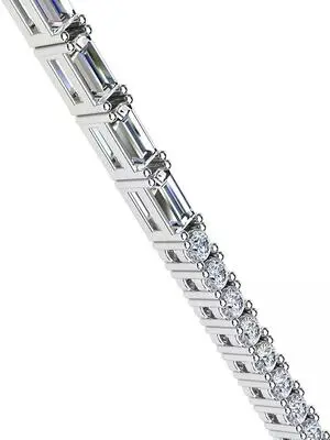 ALINKA 18kt White Gold Diamond Tennis Bracelet