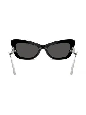 Dolce & Gabbana Crystal Embellished Cat-eye Sunglasses