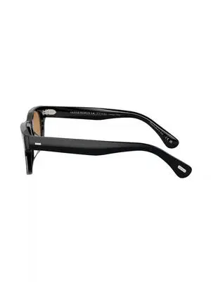 Oliver Spencer Rosson Rectangular-frame Sunglasses - Black