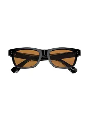 Oliver Spencer Rosson Rectangular-frame Sunglasses - Black