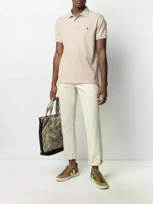 Polo Ralph Lauren Logo-embellished Polo Shirt - Neutrals