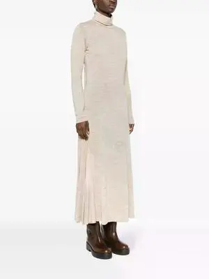 Polo Ralph Lauren Wool Blend Mélange Maxi Dress