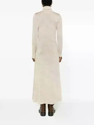 Polo Ralph Lauren Wool Blend Mélange Maxi Dress