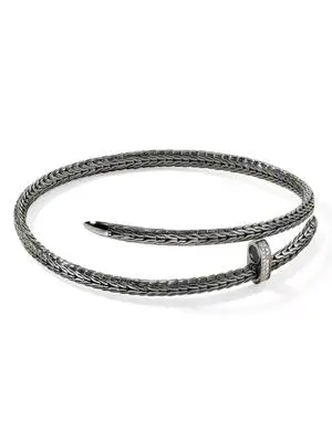 John Hardy Spear Coil Diamond Choker Necklace