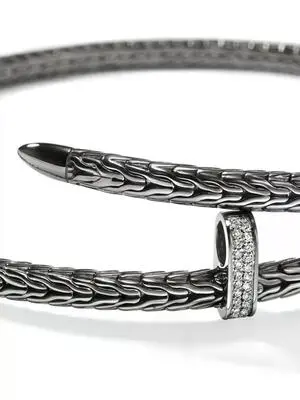 John Hardy Spear Coil Diamond Choker Necklace