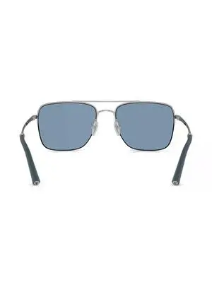 Oliver Spencer R-2 Square-frame Sunglasses - Silver