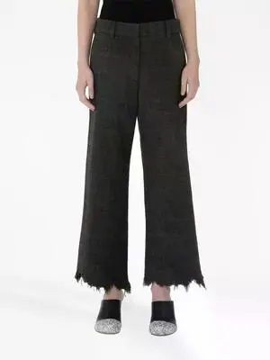 JW Anderson Distressed-effect Straight-leg Trousers