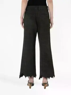 JW Anderson Distressed-effect Straight-leg Trousers