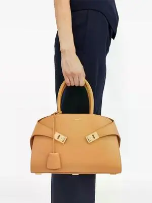 FERRAGAMO Mini Hug Tote Bag - Neutrals