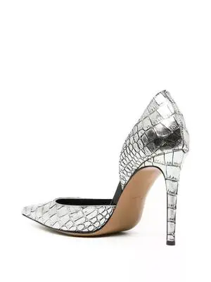Alexandre Vauthier Tone Croc-effect Leather Stiletto Pumps