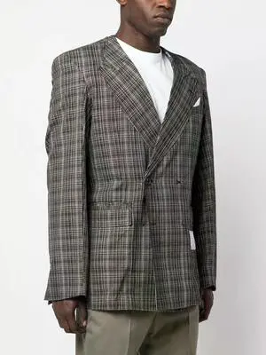 Mihara Yasuhiro Checked-pattern Blazer