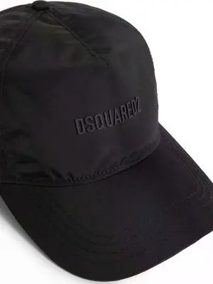 Dsquared2 Logo-appliqué Baseball Cap - Black