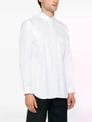 Comme Des Garçons Patterned-jacquard Shirt