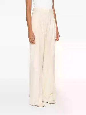 Andamane Nathaniel Pinstripe Wide-leg Trousers