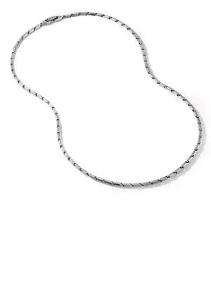 David Yurman Sterling Faceted Link Necklace