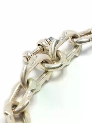 PARTS OF FOUR Charm-chain Choker Necklace - Silver