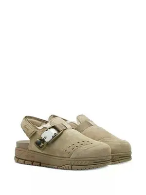 Axel Arigato Suede Mules - Neutrals