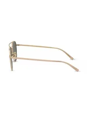 Oliver Spencer Rivetti Pilot-frame Sunglasses