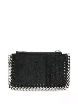 Stella McCartney Falabella Zipped Cardholder - Black