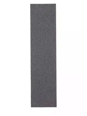 COURREGES Ribbed Wool Scarf Grey