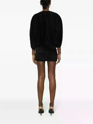 Saint Laurent Draped Mini Dress